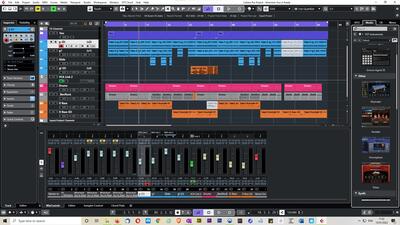cubase project screen multi track